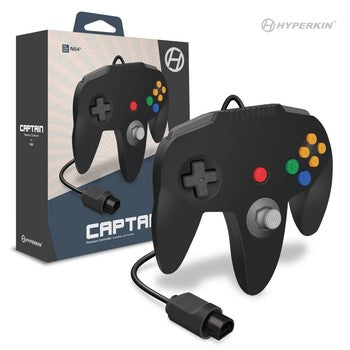 Captain Premium Controller For N64® (Black) - Hyperkin – Fair Game ...